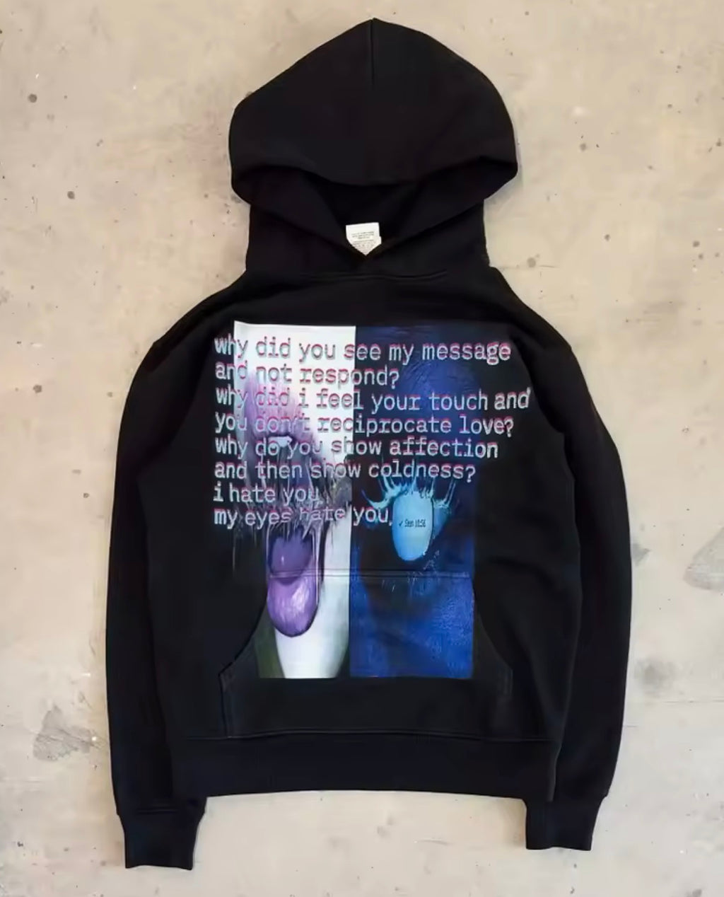 MY EYES HATE YOU HOODIE