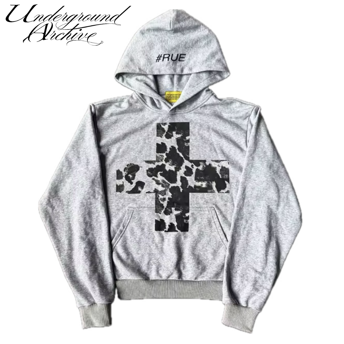LEOPARD CROSS #RUE HOODIE
